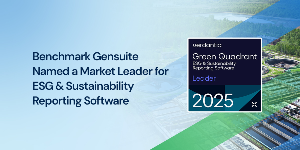Benchmark Gensuite Leading (Again!) in the Verdantix 2025 ESG & Sustainability Software Green ...