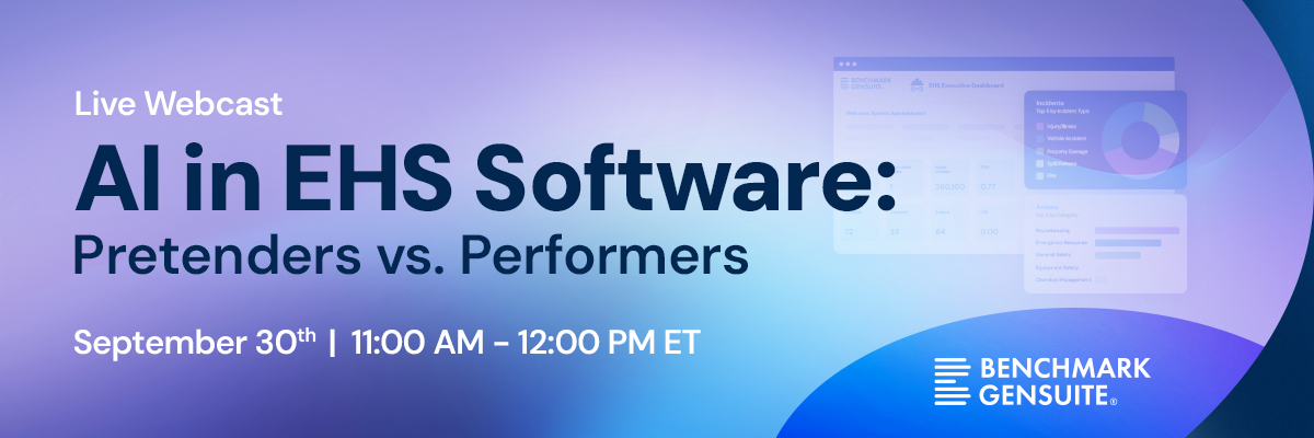 Al in EHS Software: Pretenders vs. Performers - Benchmark Gensuite